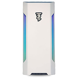 ViprTech Prime Gaming PC Computer Desktop - Intel Core i5 3rd Gen, GeForce GTX 750 4GB, 16GB RAM, 1TB HDD, WiFi, RGB Lighting, Windows 10 Pro, Streaming, Editing, White