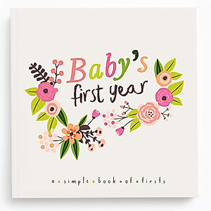 Lucy Darling Baby Memory Book, Themed Baby First Year Book, First 5 Years Journal & Photo Album for Baby Boy/Girl, Keepsake Books, Gender Neutral Memories & Milestone Book, Mom Gift - Little Artist