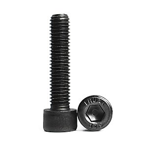 M8 x 65mm Socket Head Cap Bolts Screws 12.9 Grade Alloy Steel, Black Oxide Finish, Machine Metric Hex Socket Screw, 10PCS