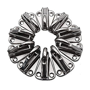 Spring Snap Attach Rope Hook, Stainless Steel 316 Fender Spring Hook Fending Hook Marine Clothes Boat Hardware Accessories (2)