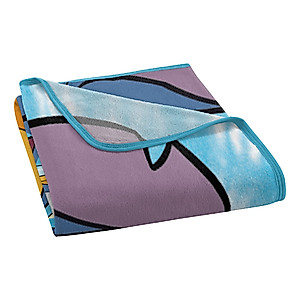 Northwest Lilo and Stitch Micro Raschel Throw Blanket, 46" x 60", Pineapple Surprise