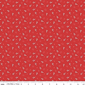 Home Town Holiday Candy Schoolhouse Red C14906-SCHOOL by Lori Holt from Riley Blake by The Yard