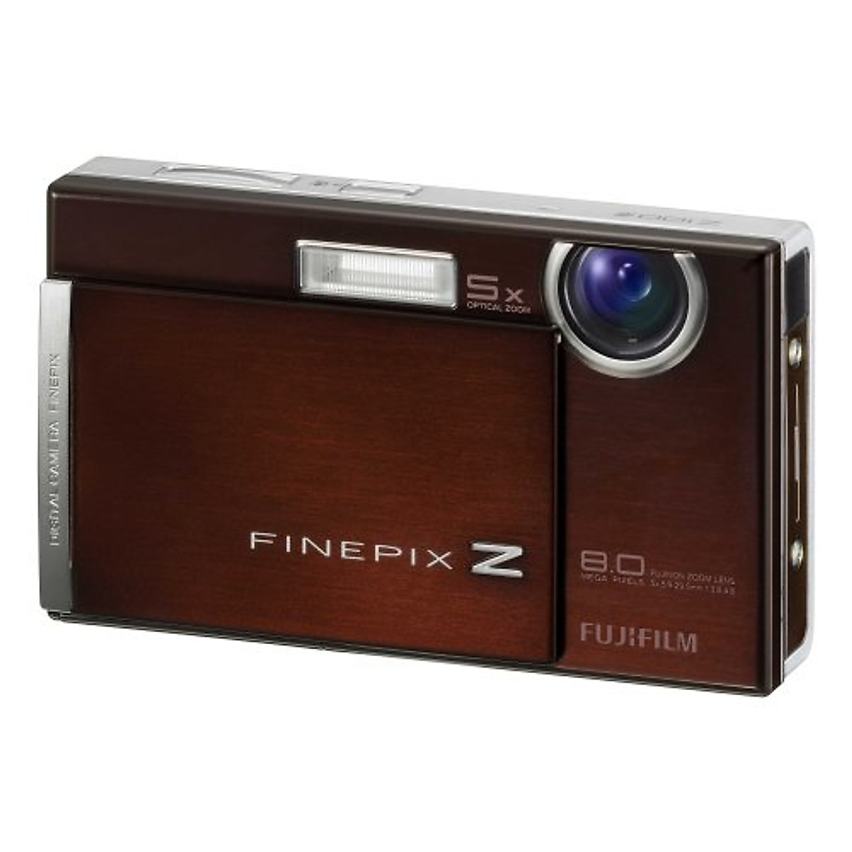 Fujifilm Finepix Z100fd 8MP Digital Camera with 5x Optical Image Stabilized Zoom (Brown)