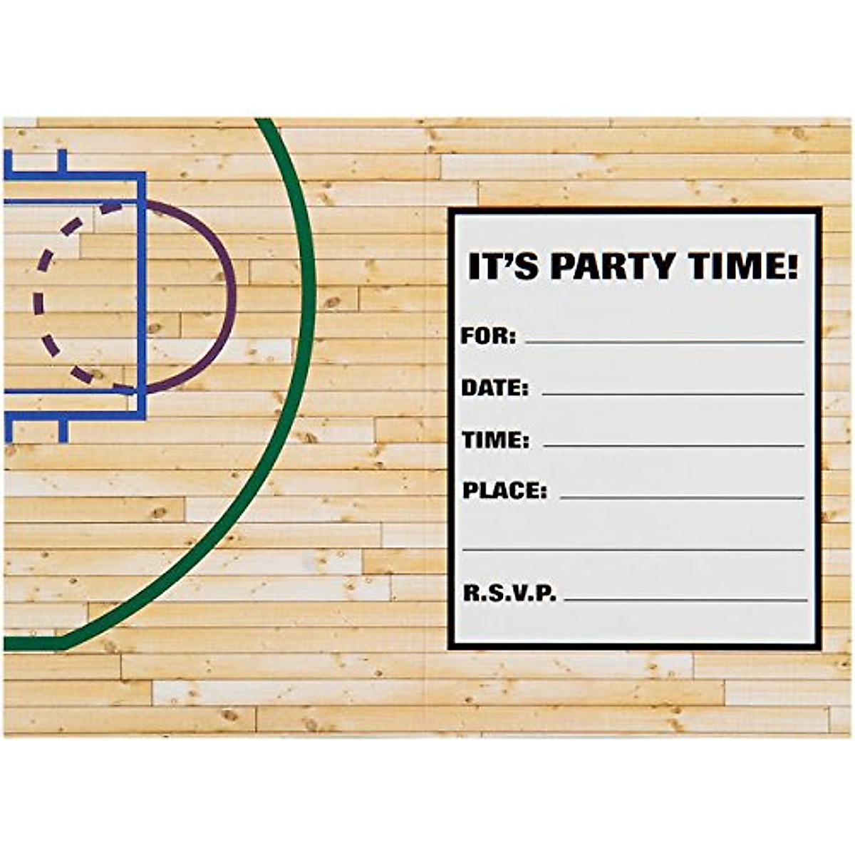 Chicago Bulls NBA Invitation & Thank You Cards (3.88" x 5.63") - Premium Multicolor Cardstock & Eye-catching Designs, Perfect For Game Day Celebrations & Themed Parties - Pack Of 16