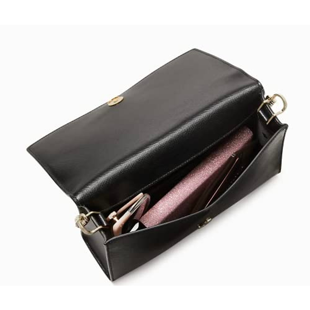 Kate Spade Carson Convertible Crossbody Handbag With Card Case (Black)