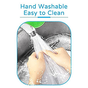 Comforer 4 Pack Food Cover Mesh Food Tent, 2 * 17 Inches and 2 * 14 Inches, Pop-Up Umbrella Screen Tents, Collapsible and Reusable Patio Net for BBQ, Picnics, Parties, Camping, Outdoor