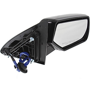 Kool Vue Right Power Heated Mirror for Chevrolet Tahoe Suburban GMC Yukon 2015-2020 Manual Fold Without Signal Light, Blind Spot, Memory, Puddle Lamp & Auto-Dimming Paintable Without Luxury Package