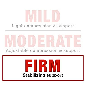 ACE Brand Deluxe Adjustable Ankle Stabilizer, Firm Stabilizing Support for Weak, Sore or Injured Joints, Adjustable Ankle Brace, Breathable, One Size Fits Most