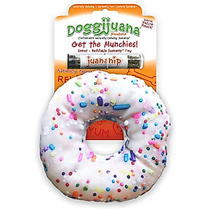 Doggijuana Get Outside Hiking Boot and Get The Munchies Donut / Refillable Catnip Dog Toys / Juananip Refill Bottle / Promotes Play and Helps Your Dog Chill