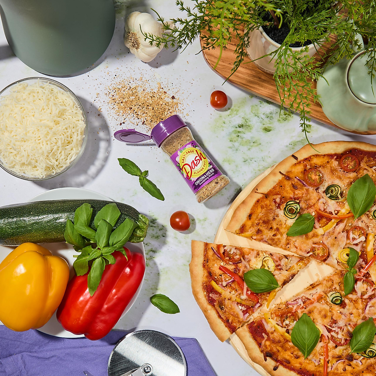 Dash Salt-Free Seasoning Blend, Onion & Herb, 2.5 Ounce (Pack of 8)