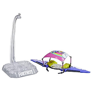 Fortnite Victory Royale Series Llamacorn Express Collectible Glider for Action Figure with Display Stand - Ages 8 and Up, 6-inch