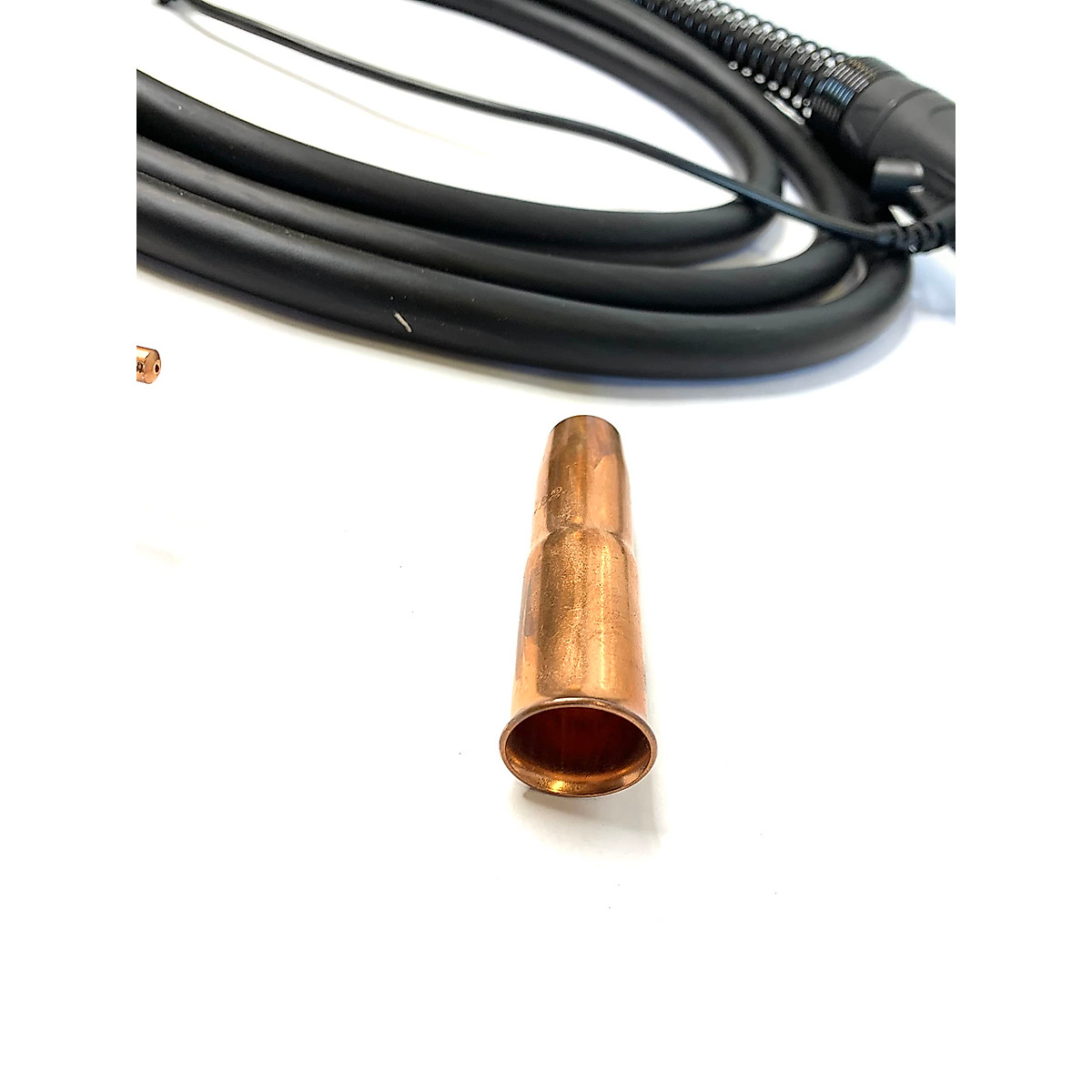 Techniweld Mig Star 400Amp 15Ft Mig Gun Tweco Compatible with Miller Plug and Contact Tips Bundle (.035)