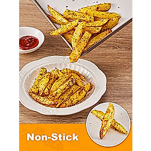 SMARTAKE 200 Pcs Parchment Paper Baking Sheets, 12x16 Inch Non-Stick Precut Baking Parchment, Suitable for Baking Grilling Air Fryer Steaming Bread Cup Cake Cookie and More (White)