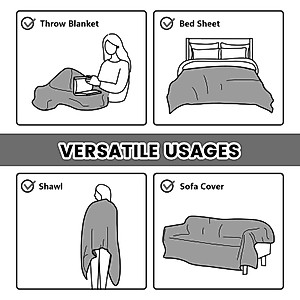 MYSKY HOME Couch Cover Sofa Covers Sectional Couch Covers for 3 Cushion Couch Sofa Cover for Living Room L Shaped Sofa Slipcovers for Dogs (X-Large, 71" x 118", Light Grey)