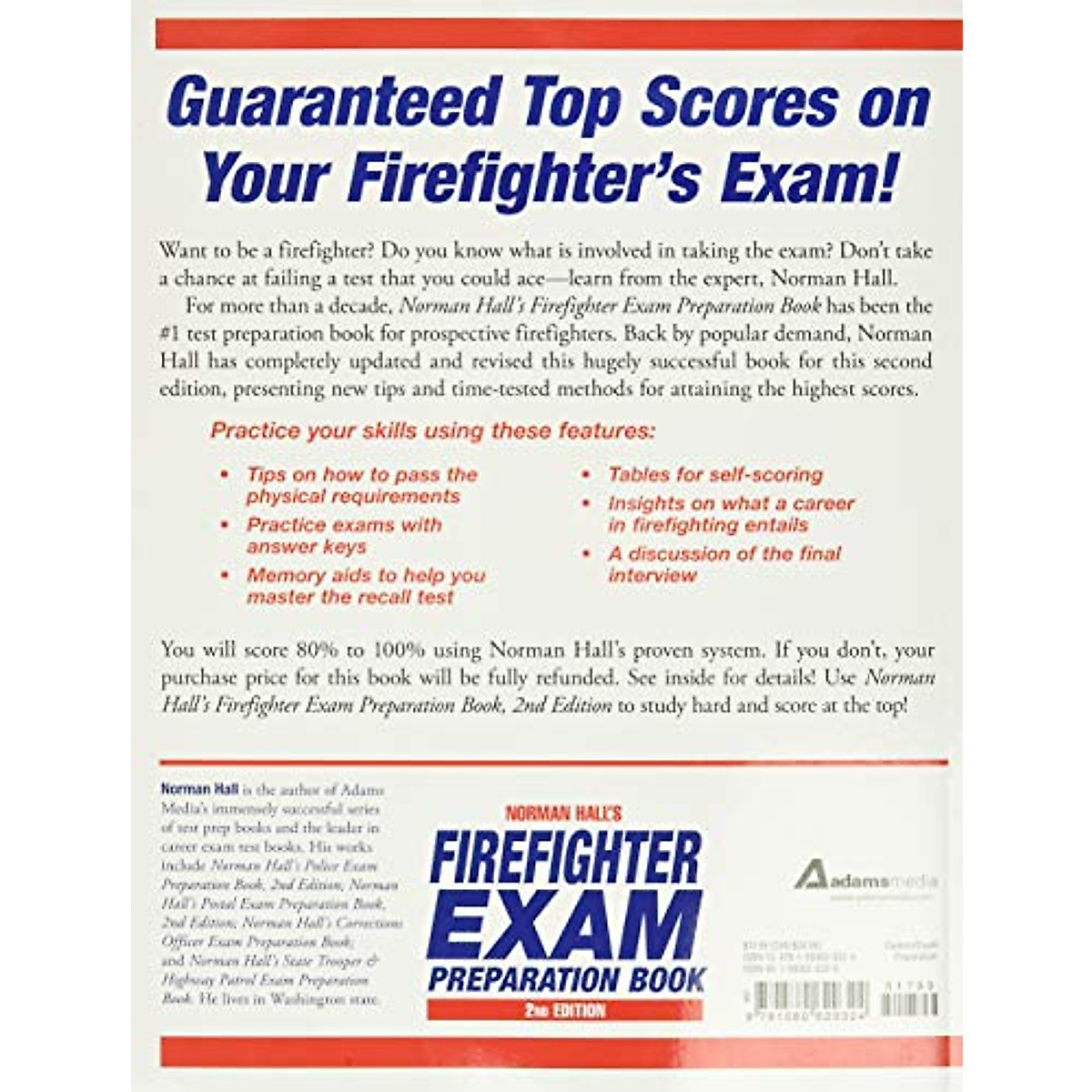 Norman Hall's Firefighter Exam Preparation Book