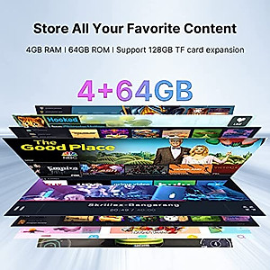 ApoloSign Android 11 Tablet 10 Inch Tablets with 5GHz WiFi 4G LTE Tablet, 4GB RAM 64GB ROM 1920x1200 FHD IPS Screen 5+13MP Camera, WiFi,Bluetooth, GPS, 6000mAh Batterry