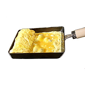 River Light Egg Pan, Iron Frying Pan, Extreme Japan, Large, Induction Compatible, Made in Japan