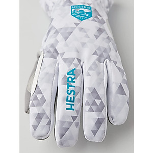 Hestra Unisex Windstopper Touring 5-finger Glove - Offwhite Print - 8