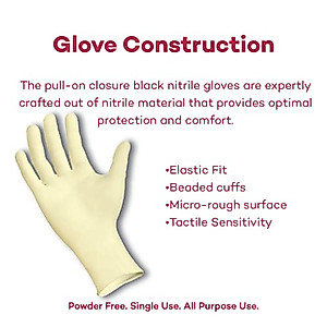 Dealmed Disposable Latex Gloves – Medical Gloves, Multi-Layer, Size 6.5, 50 Pairs Per Box