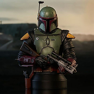 Diamond Select Toys Star Wars: The Book of Boba Fett: Boba Fett 1:6 Scale Bust,Multicolor,JAN221988