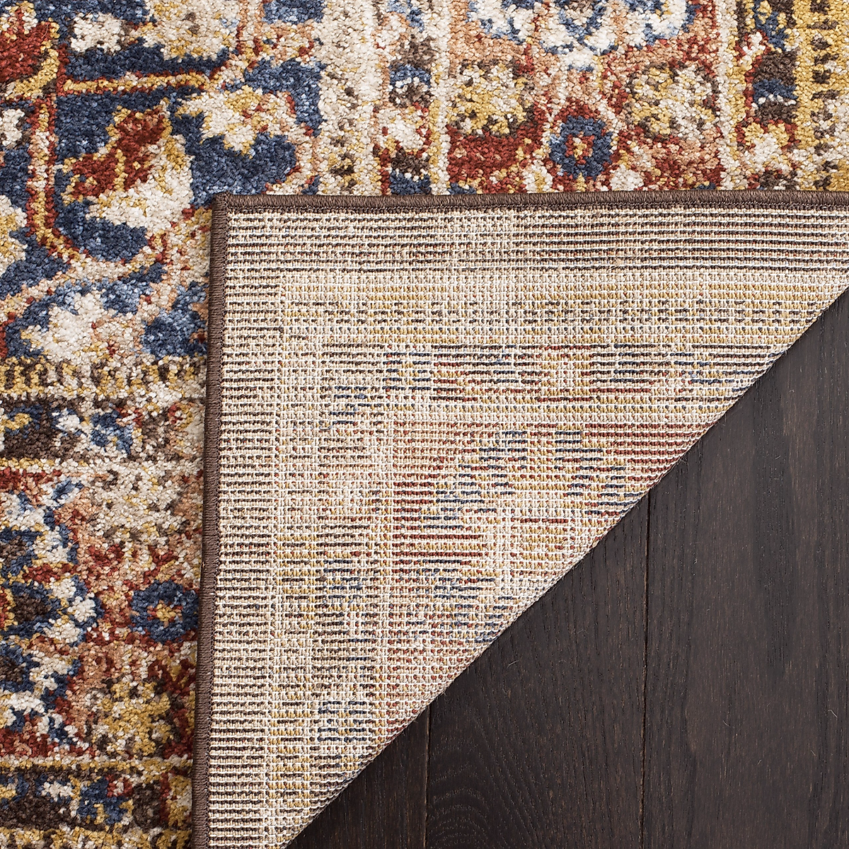 SAFAVIEH Bijar Collection Runner Rug - 2'3" x 12', Brown & Rust, Traditional Oriental Distressed Design, Non-Shedding & Easy Care, Ideal for High Traffic Areas in Living Room, Bedroom (BIJ652D)