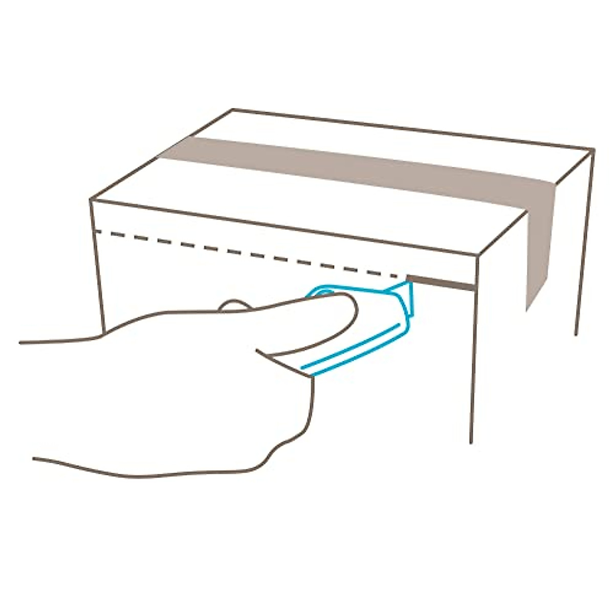 MARTOR Secunorm Mizar Semi Auto Retractable Safety Knife #125001.02