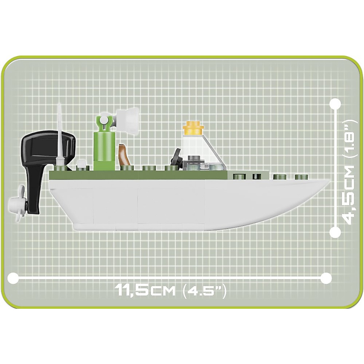 COBI Small Army Shark Patrol Boat