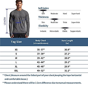 Mens UPF 50 Long Sleeve Shirt(Neon Green,XXL)