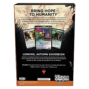 Magic: The Gathering Innistrad: Midnight Hunt Commander Deck – Coven Counters (Green-White)