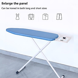 Ironing Board, Non-Slip Foldable Ironing Stand, Ironing Board with Iron Rest Features, Compact and Space Saver Ironing Board for Effortlesswrinkle-Free Clothes