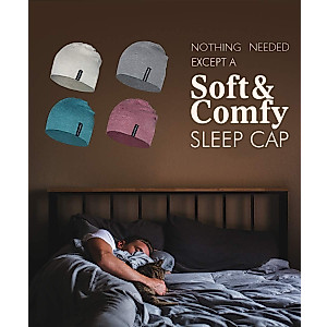 EMPIRELION 9" Multifunctional Lightweight Beanies Hats, Running Skull Cap Helmet Liner Sleep Caps for Men Women (Ruby Wine Mel., 1)