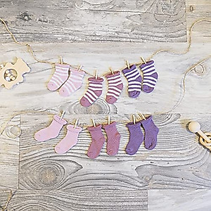 Preemie Socks - Neutral Earth-Toned Color Preemie Newborn Socks Cotton Gender Neutral Baby Socks - Soft & Gentle Baby Socks Preemie to Newborn - Unisex Newborn Gifts - Premie Socks Girls……