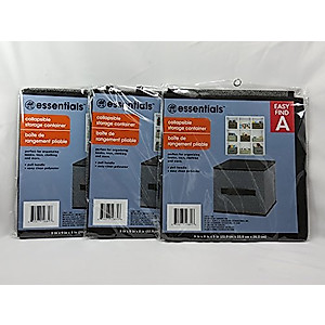 Lightweight Storage Bin with Pull Handle 9x9x8 Inches 22.9x22.9x20.3 Cm