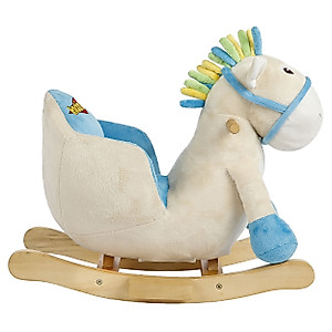 Rockin' Rider Tickles Baby Rocker Ride On Blue, Large