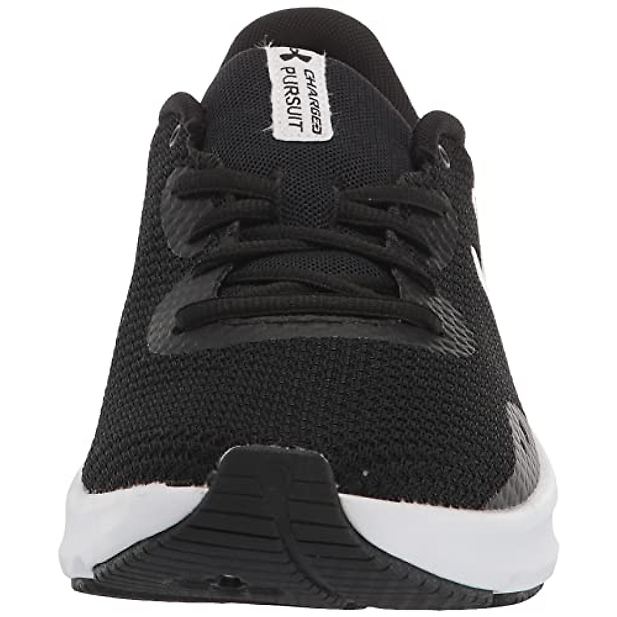 Under Armour Women's Charged Pursuit 3, Black/White, 9.5 Medium US