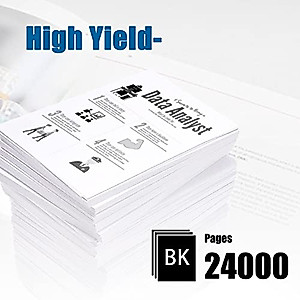 WEDCHUN 1 Pack Compatible TN323 (A87M030) Black-24K-Yield Toner Cartridge Replacement for Konica Minolta TN323 BIZHUB 227 287 367 Printers