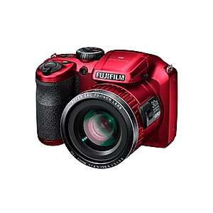 Fujifilm FinePix S6800 16MP Digital Camera with 3-Inch LCD (Red)