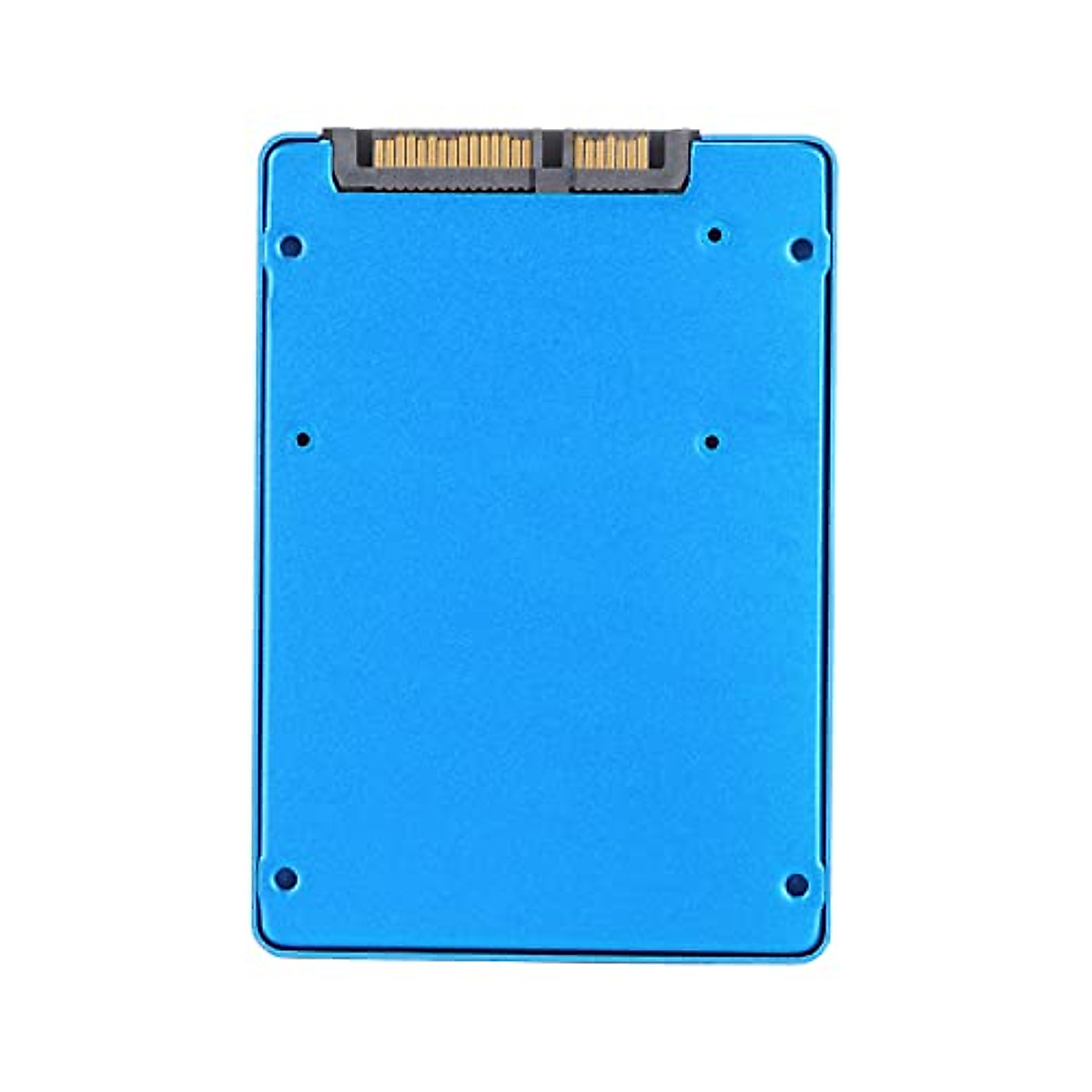 EATC SSD Enclosure, 6Gbps Lightweight Aluminum Computer SSD Hard Drive Adapter for Hard Drive Blue