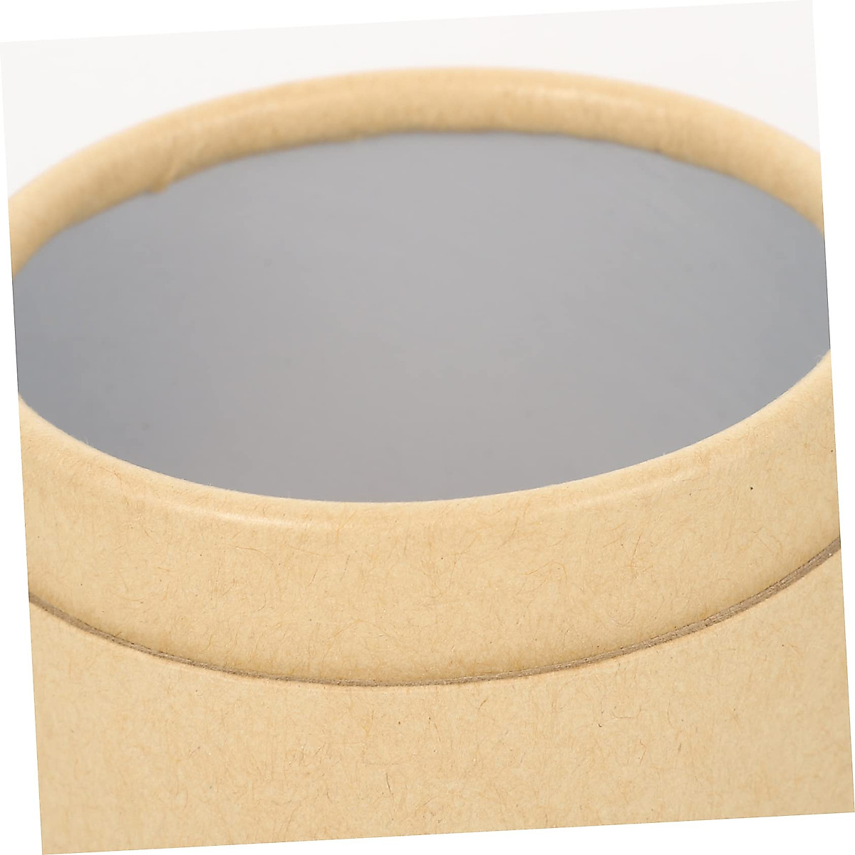 FUNOMOCYA Empty Cans Large Kraft Tea Canister Natural Minimalist Style Food Safe Storage Canister