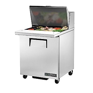 True TSSU-27-12M-C Mega-Top Sandwich/Salad Prep Table for 12 Pans - One Door, 27"W