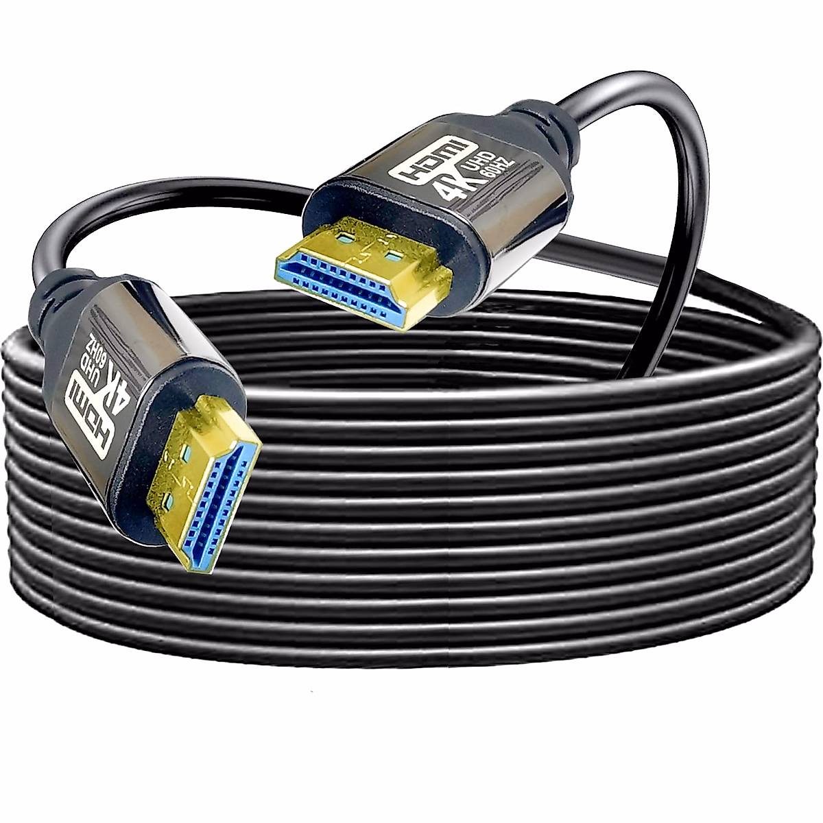 4K HDMI Cable 75ft 2.0 18Gbps,High Speed HDMI Cables 4K60 2K120 1080P eARC HDR HDCP 2.2 2.3 Compatible with Apple TV 4K Sony LG Samsung Xbox Series X RTX 3080 PS5