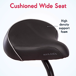 Kulana Lakona Shore Adult Beach Cruiser Bike, 26-Inch Wheels, Single Speed, Orange/Black