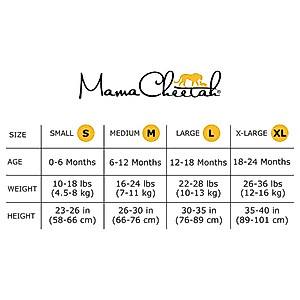 Mama Cheetah Baby Wearable Blanket, Swaddle Transition Organic Cotton Sleep Bag, 0.5 TOG Sleeping Sack with 2-Way Zipper, X-Large (18-24 Month), Animals/Elephant