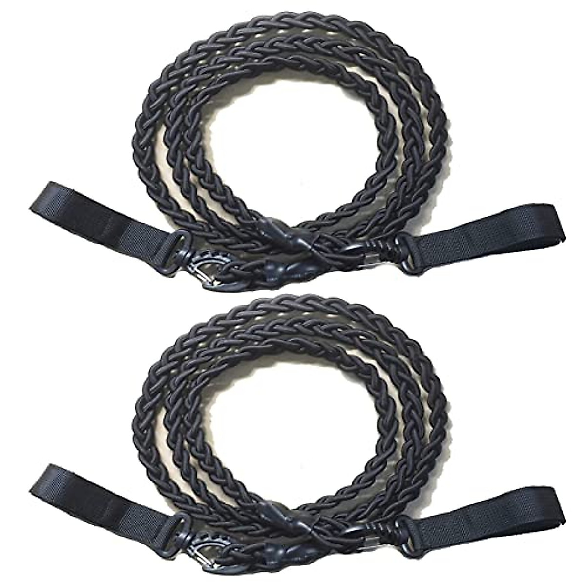 2 Pack Tri-Braided Cord Clothes Line Clothes Drying Rope Travel Clothesline Windproof Clothes Line for Longer Trips Where You Need to do Laundry in Your Room or Camping - No Hanger Needed