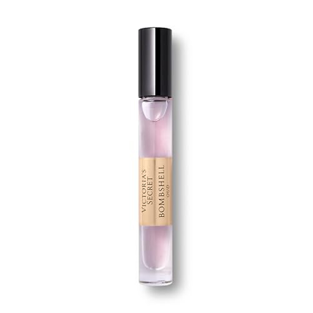 Victoria's Secret Bombshell Oud Eau de Parfum Rollerball, Notes of Oud, Spice, Pink Saffron & Peony Travel Size Mini Perfumes for Women (0.23 oz)