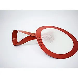 Round Silicone Baking mat for Cakes, Pastry, pies, 0.75 MM Thick, Reusable Baking Liner, Non-Stick, Easy Clean, Professional Grade (2, 8" Round)