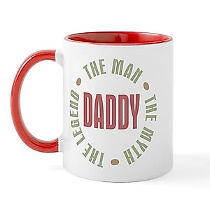 CafePress Daddy Man Myth Legend Mug Ceramic Coffee Mug, Tea Cup 11 oz