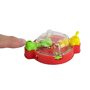 Worlds Smallest Miniature Classic Kids Games Bundle – Hungry Hungry Hippos – Chutes & Ladders – Candyland – Connect 4 with Bonus Miniature Playing Cards