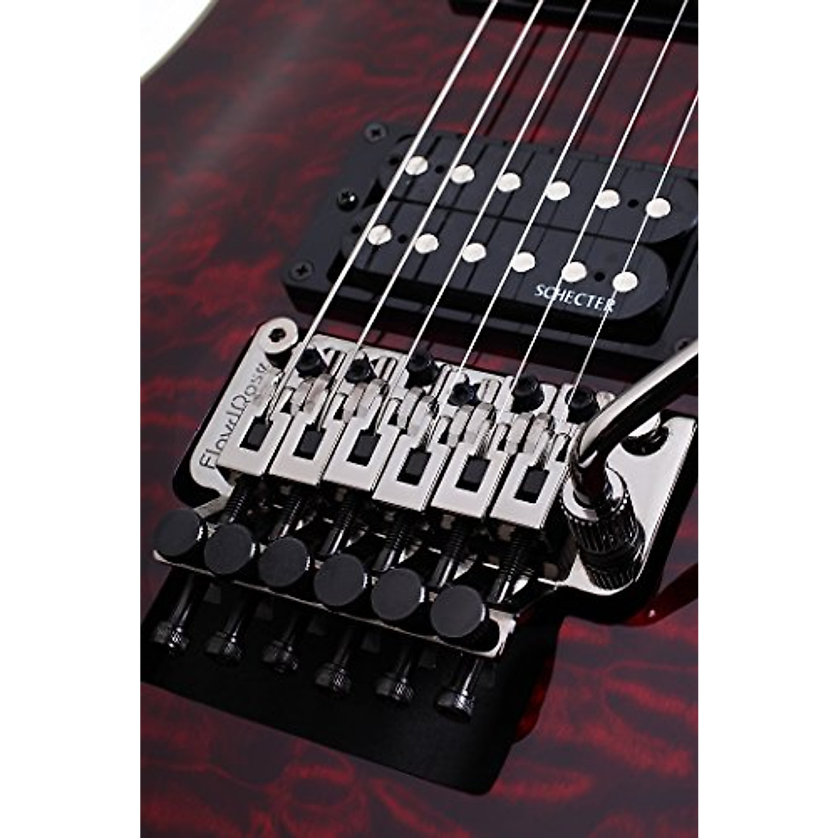 Schecter Omen Extreme-6 FR Electric Guitar - Black Cherry