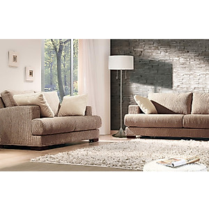 Kenroy Home 21405BS Stowe Floor Lamp with Brushed Steel Finish, Modern Style, 61" Height, 19" Width, 19" Depth